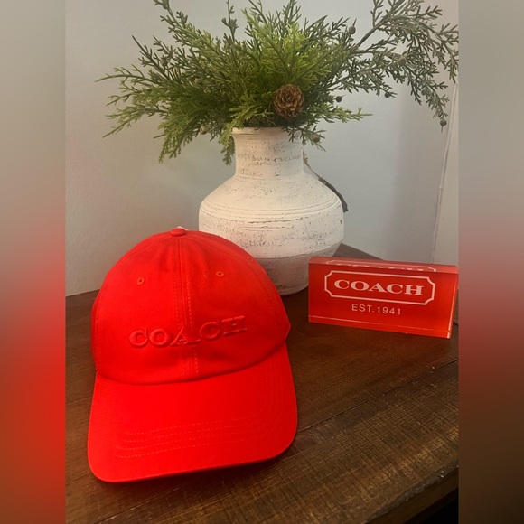 Coach | Accessories | Coach Cap Red | Poshmark
